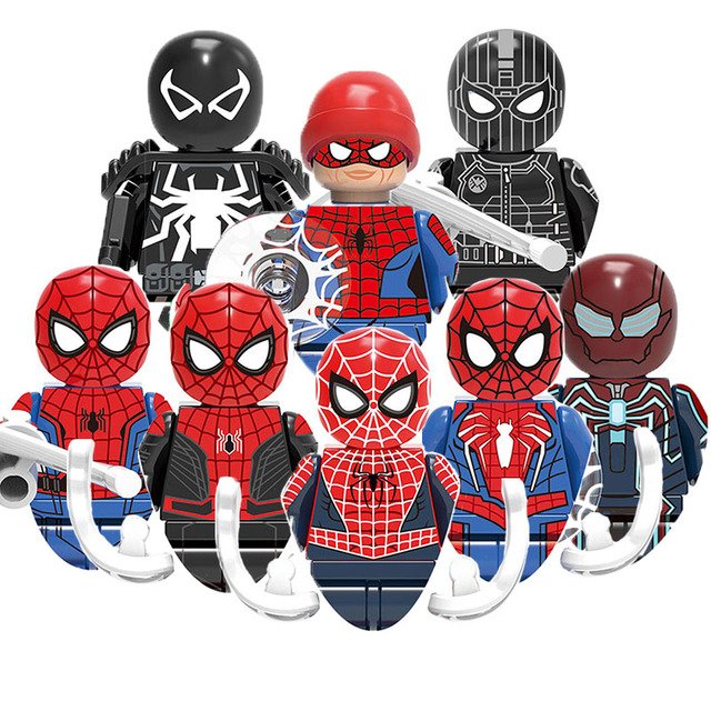 X0280 Superheroes Mini Action Figures Bricks Building Blocks Classic ...
