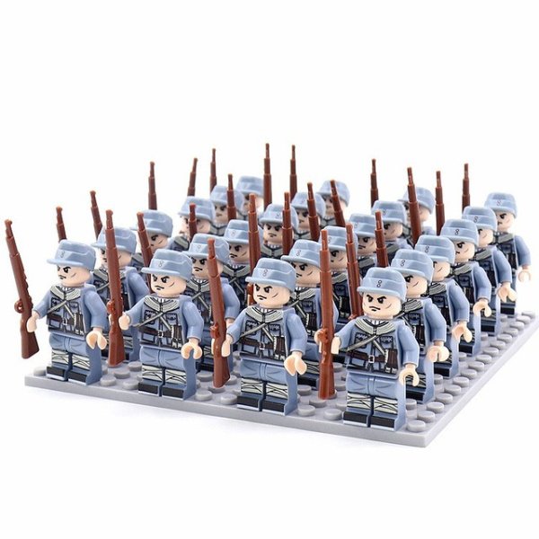 24pcs Military Army Soldier Building Blocks Set Model Bricks Action ...