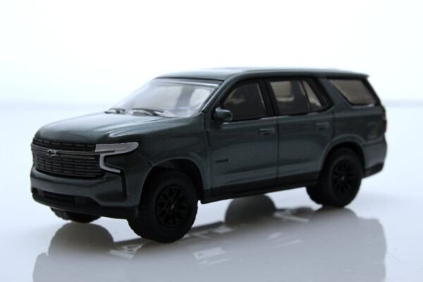 2023 Chevy Tahoe Rst Off Road Suv 4X4 1:64 Scale Truck Silver Sage ...