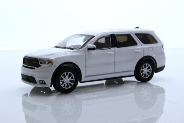 2022 Dodge Durango Suv Undercover Police Car 1:64 Scale White Diecast Toys