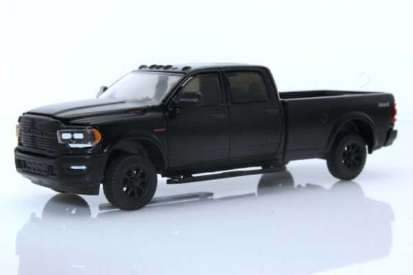 2021 Dodge Ram 2500 Matte Black Pickup Truck 1:64 Scale Limited Diecast ...