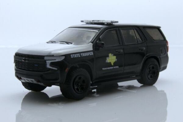 2021 Chevy Tahoe Texas State Trooper Highway Police 1:64 Scale Diecast Toys