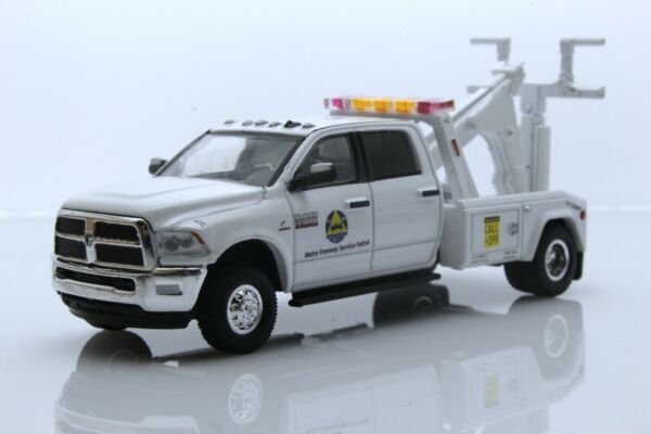 Dodge Ram 3500 Wrecker Tow Truck Los Angeles Patrol Dually 1:64 Diecast ...