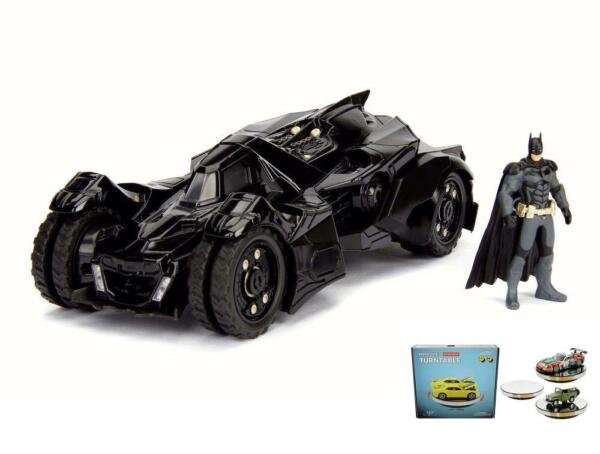 Car W/Display Turntable Batmobile W/Batman Figure Arkham Knight 1/24 ...