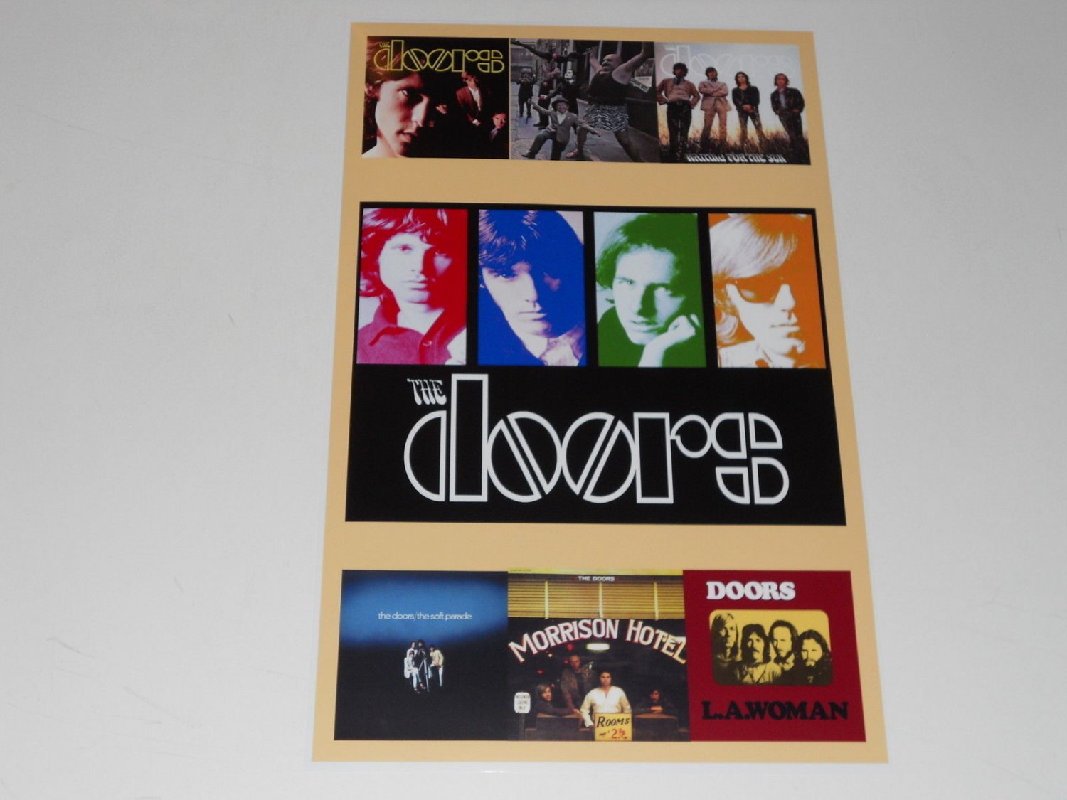 Large The Doors 1967-71 Album Cover Poster Soft Parade, Jim Morrison 19 ...