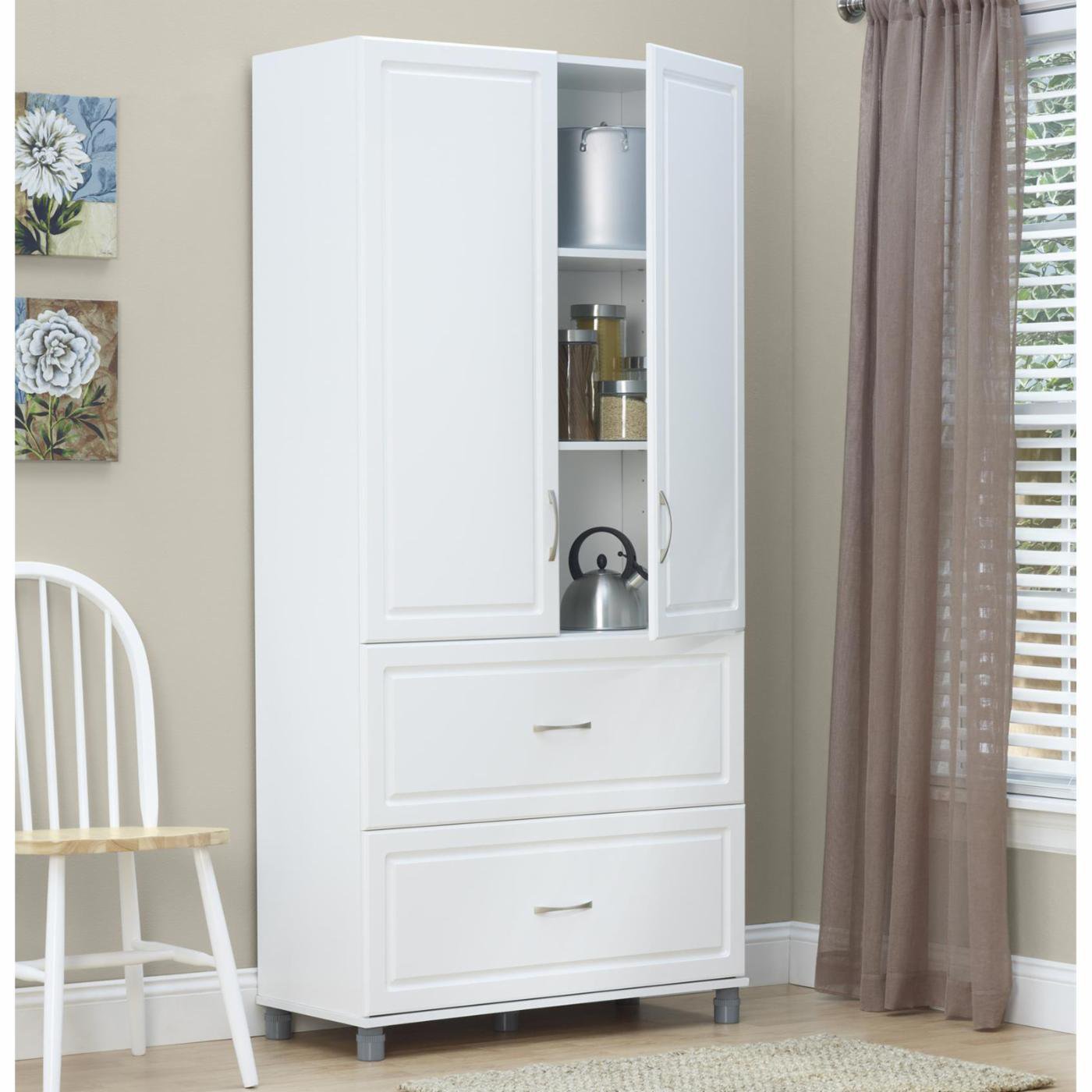 System Build 2 Door Utility/Pantry Storage Cabinet