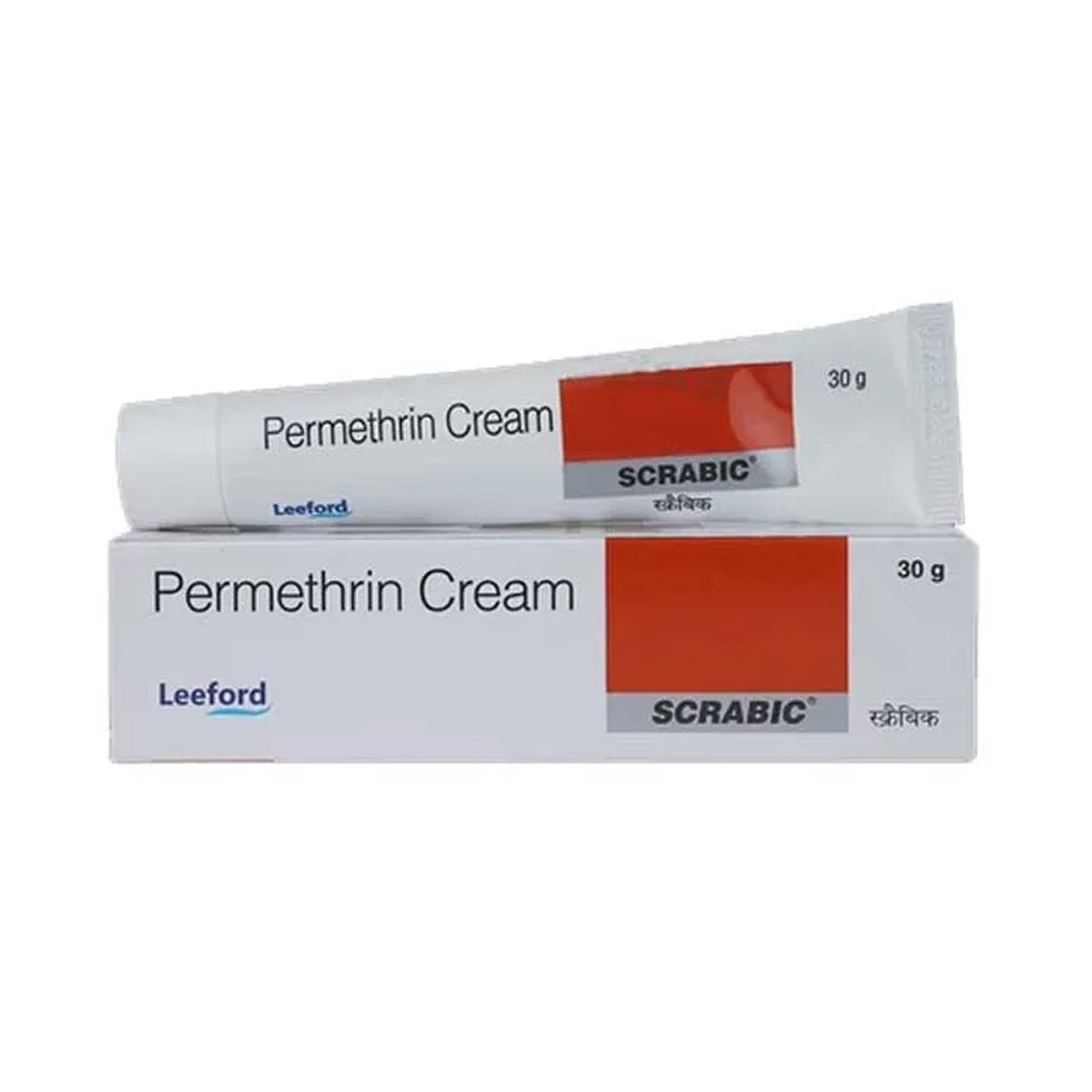Permethrineee 5 Cream for Scabies and Crab Lice 30g ( 2 pcs )