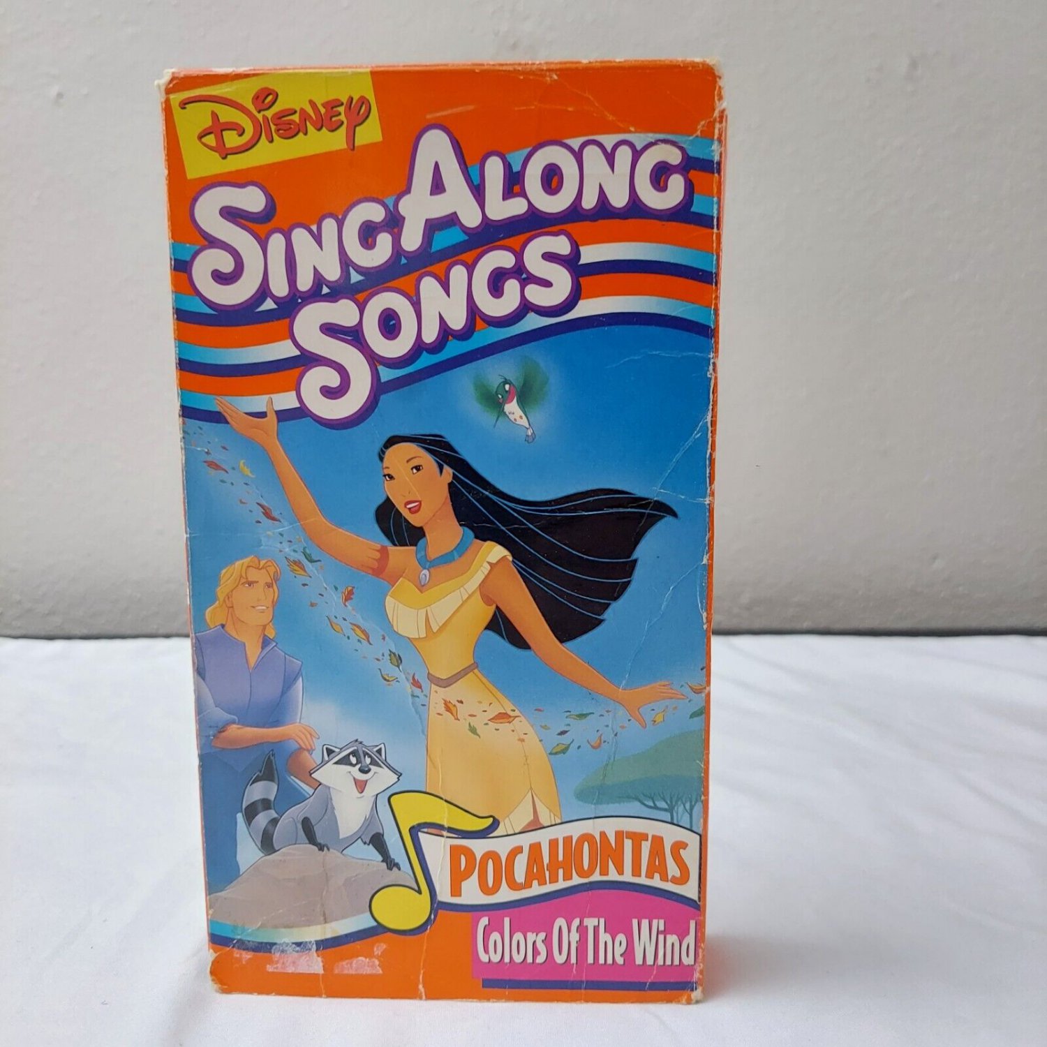 Disney Sing Along Songs Pocahontas Colors Of The Wind VHS Vintage Video ...
