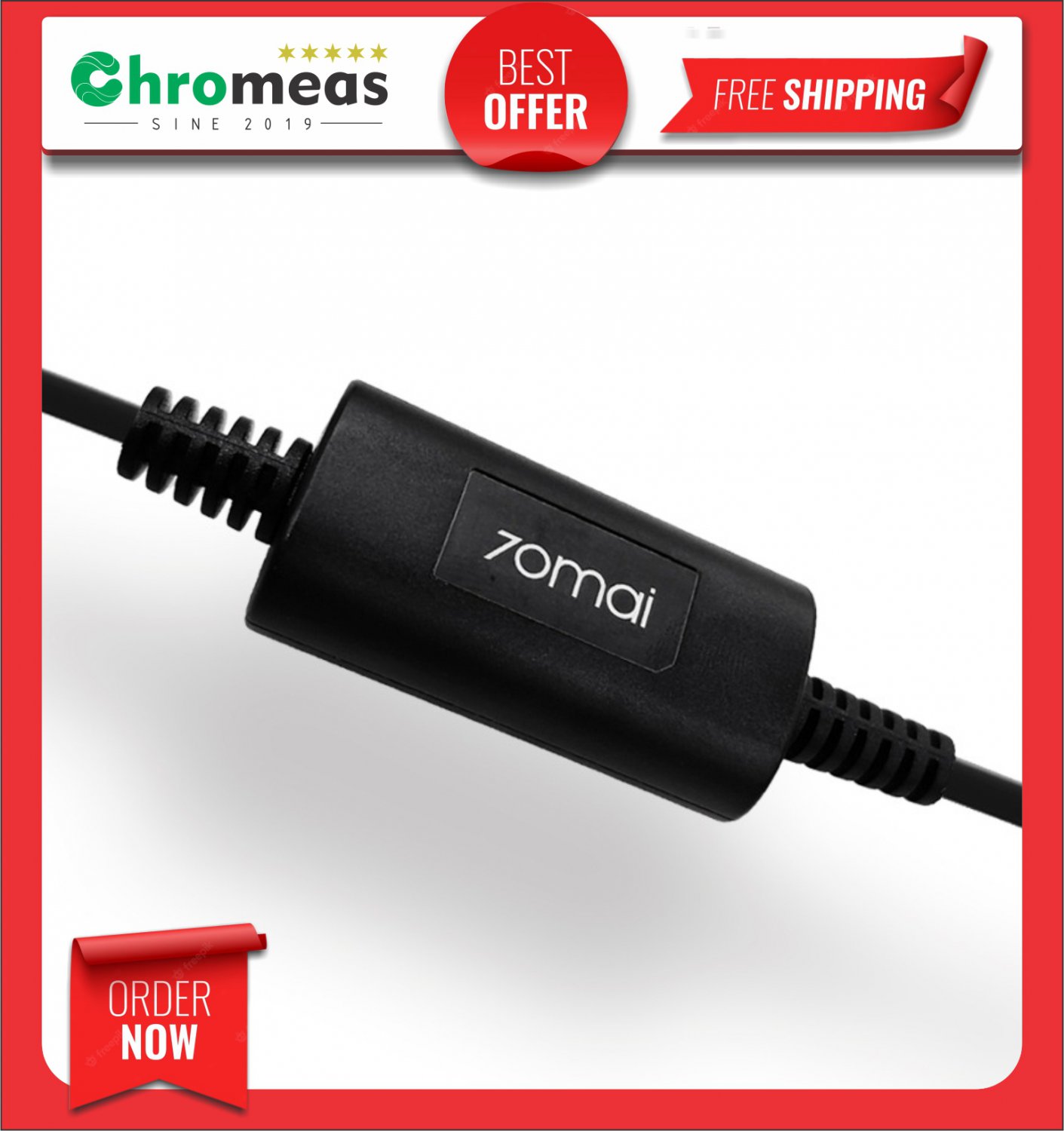 70mai UP02 hardwire kit enables 24H parking surveillance for 70mai 4K ...