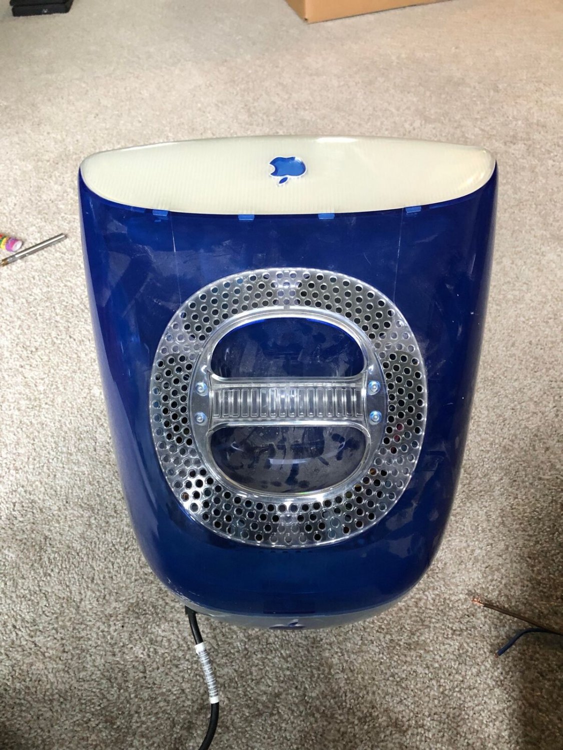 Vintage Apple iMac G3 Blueberry M5521 Desktop Computer