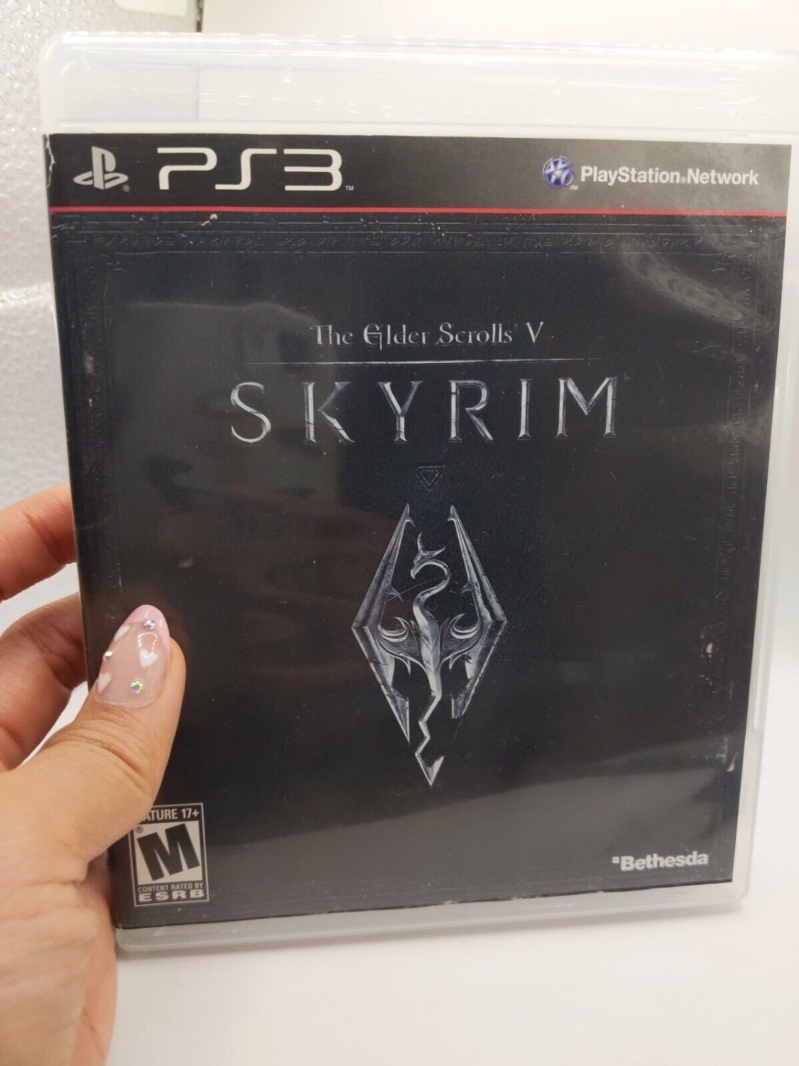 The Elder Scrolls V Skyrim Sony Playstation 3 PS3 w/ Manual No Map