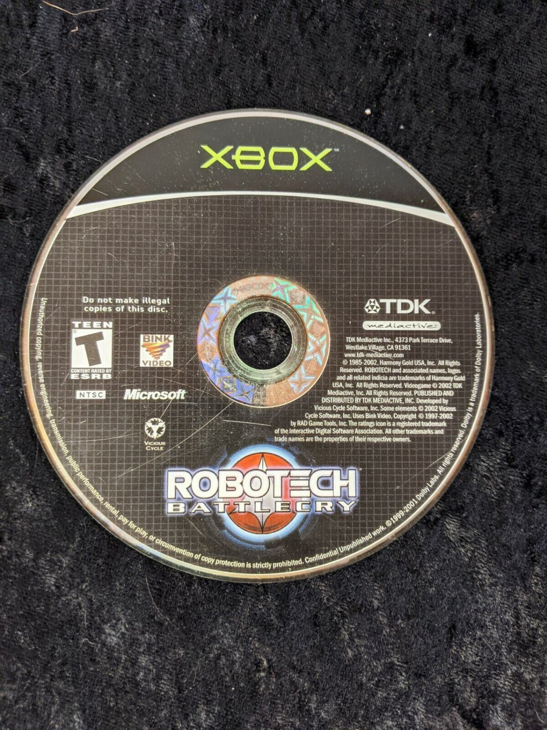 Robotech: Battlecry Microsoft Xbox Disc Only