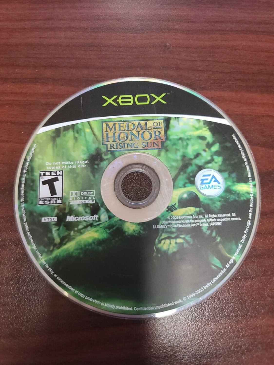 Medal of Honor: Rising Sun Microsoft Xbox Disc Only