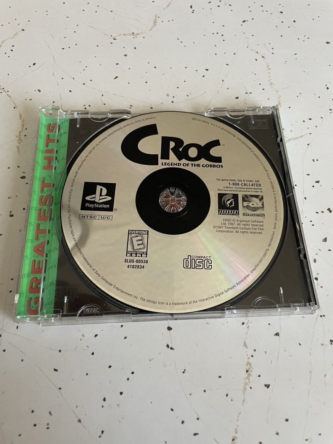 Croc: Legend of the Gobbos Sony Playstation 1 PS1 Missing Cover