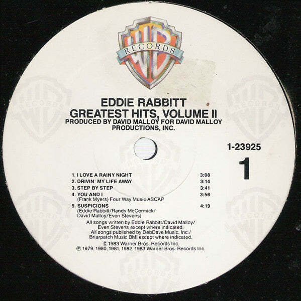 Eddie Rabbitt - Greatest Hits Vol. II