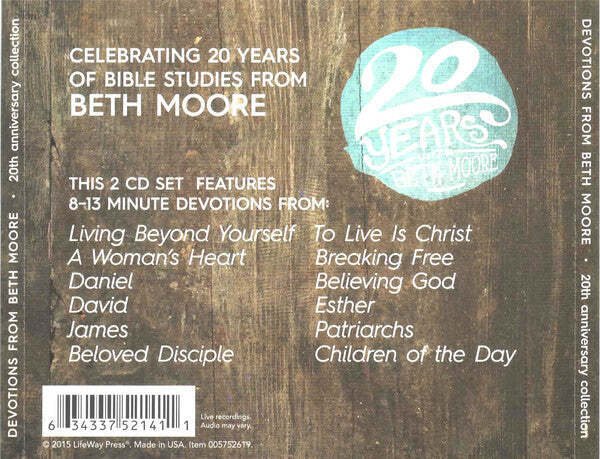 Beth Moore (3) - Devotions From Beth Moore: 20th Anniversary Collection