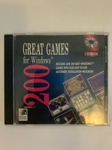 200 Great Games for Windows PC Computer