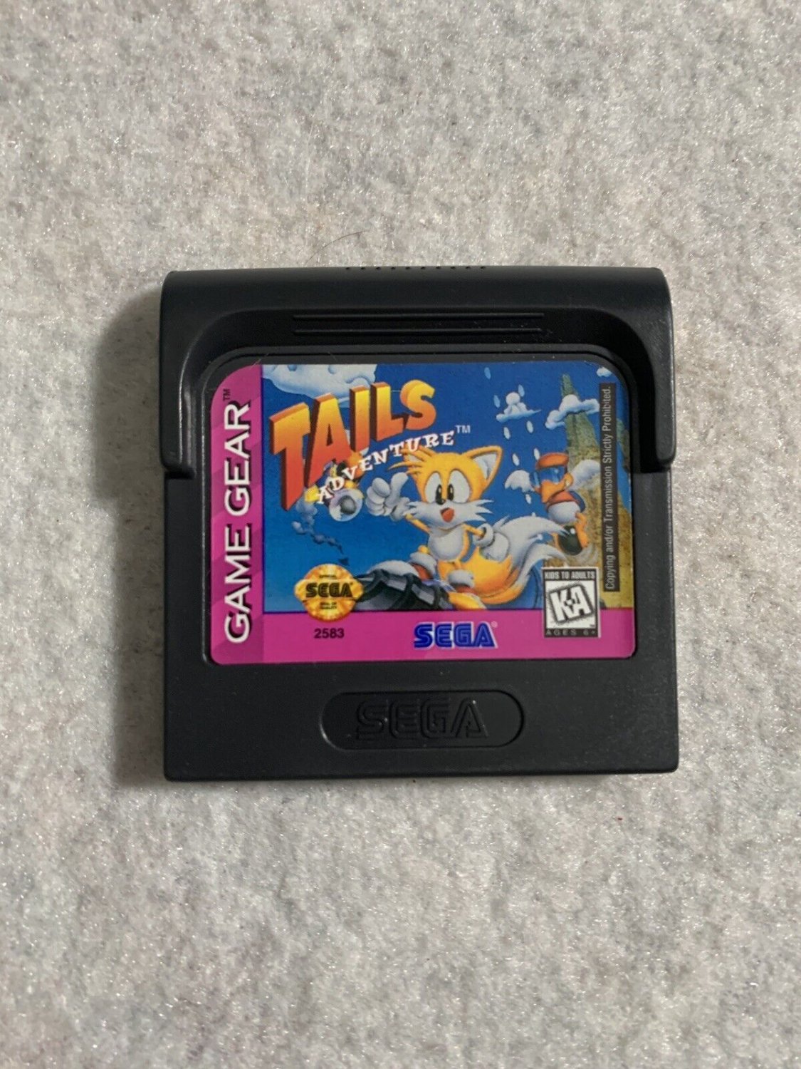 Tails Adventure Sega Game Gear Cartridge Only