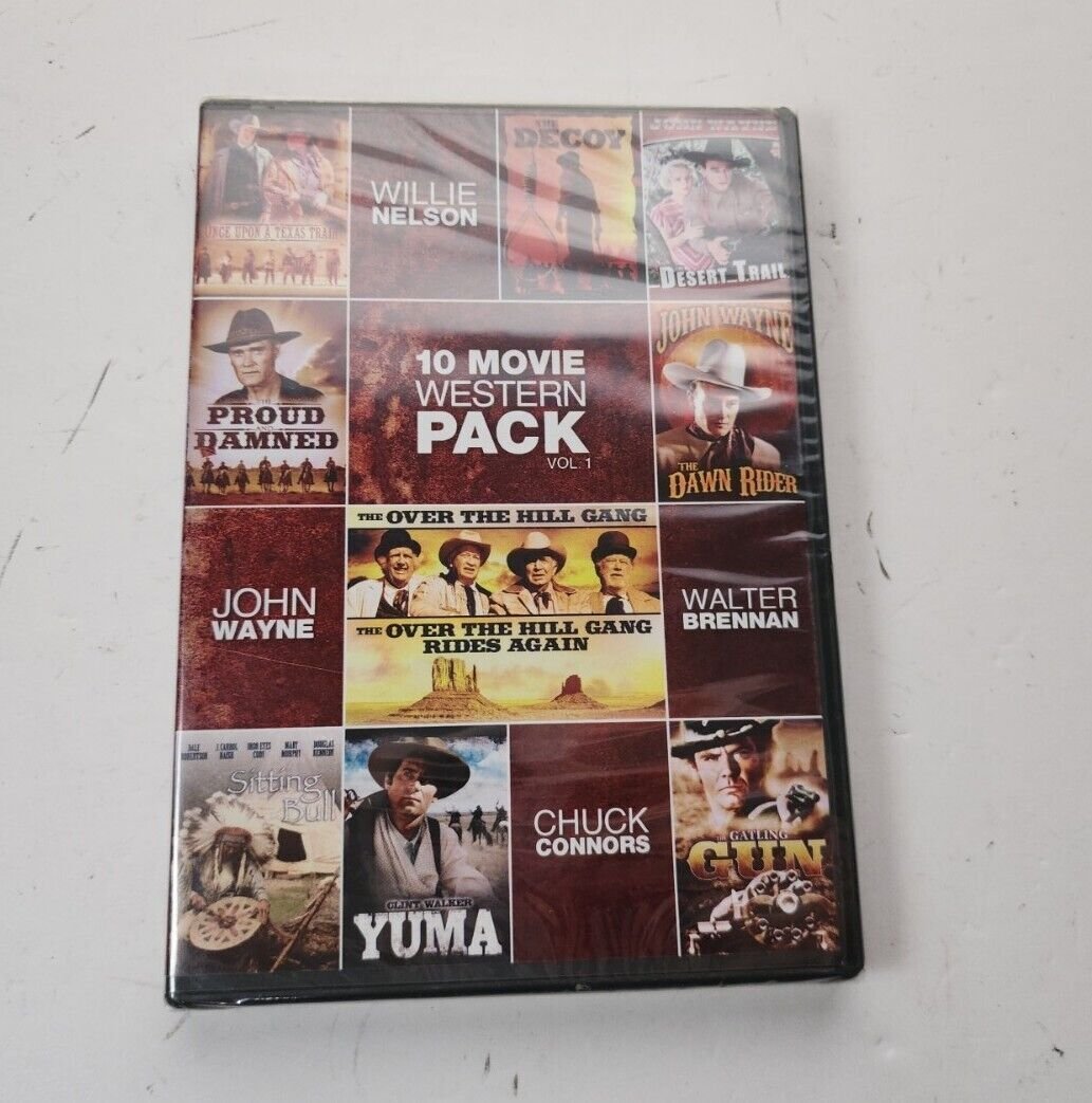 10 Movie Western Pack Vol 2 DVD Brand New Sealed