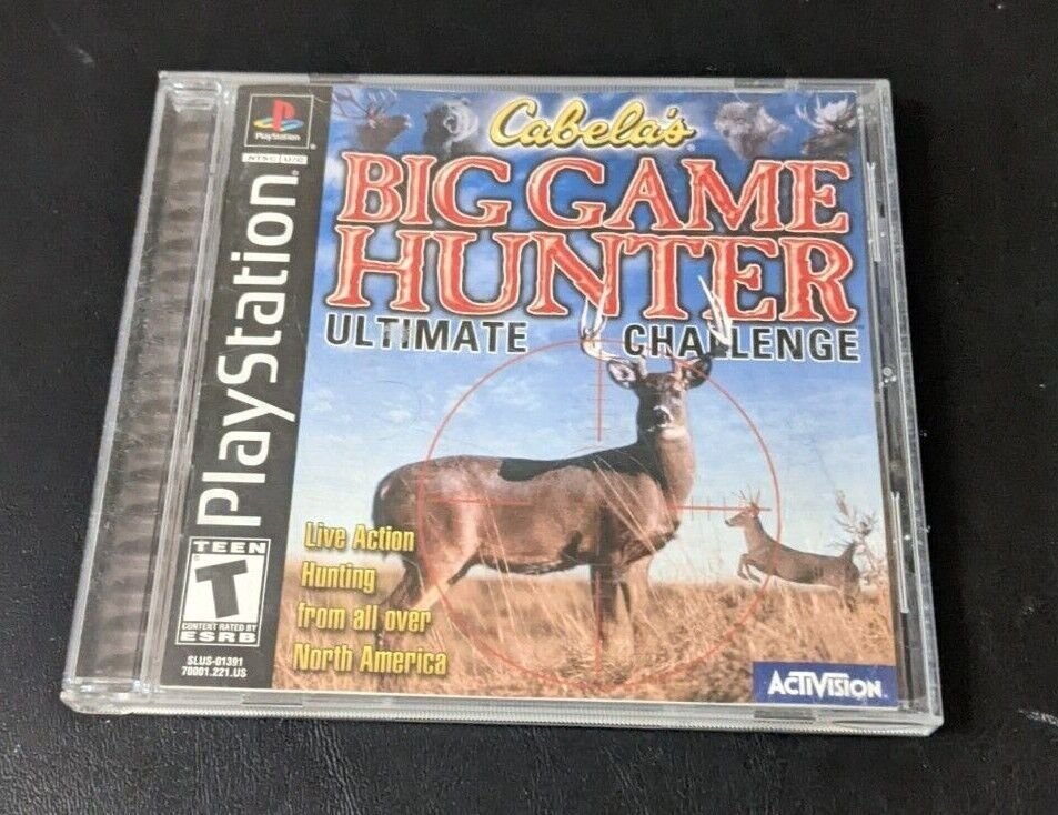Cabela's Big Game Hunter: Ultimate Challenge Sony Playstation 1 PS1 ...