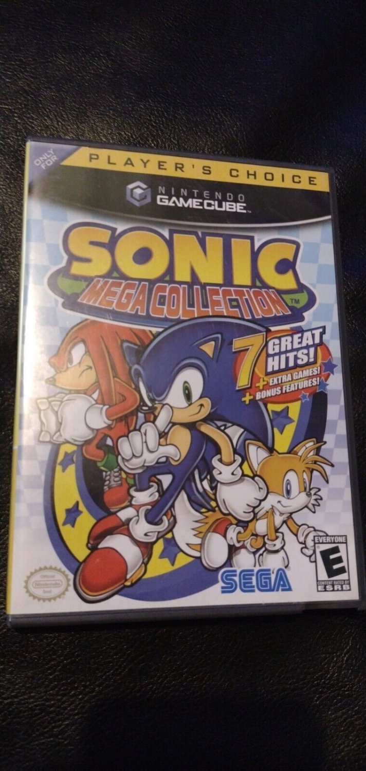 Sonic Mega Collection Player's Choice Nintendo GameCube Complete