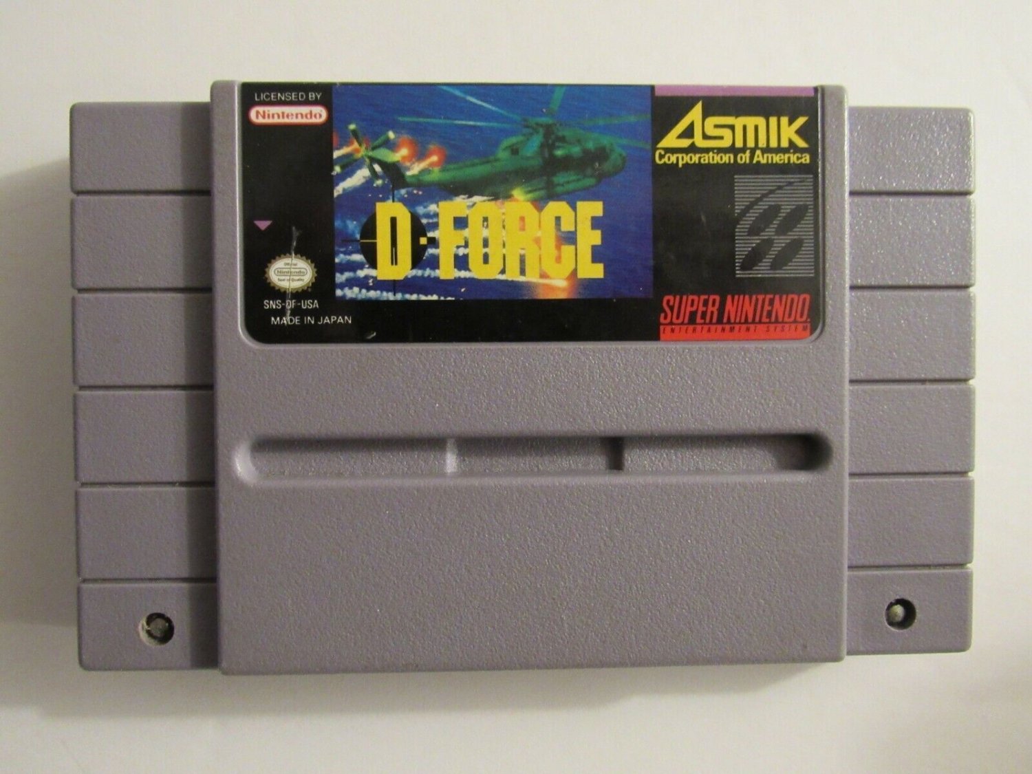 D-Force Super Nintendo Entertainment System SNES