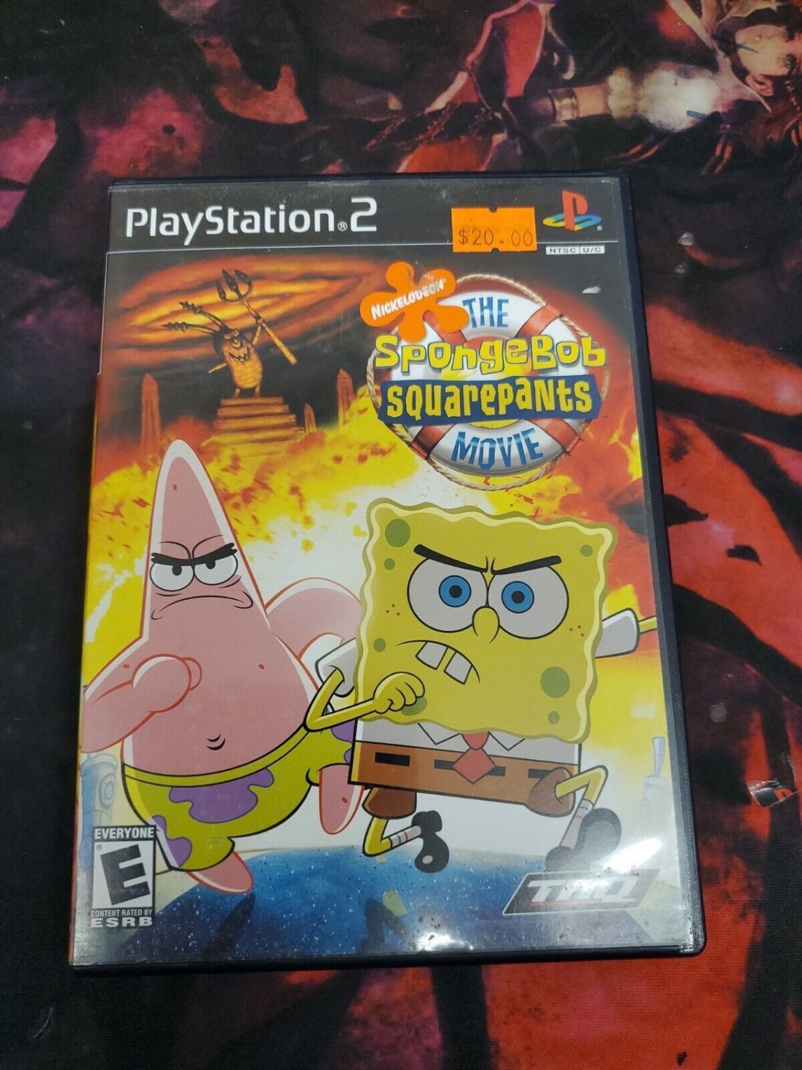 SpongeBob SquarePants Movie Sony PlayStation 2 PS2 Complete