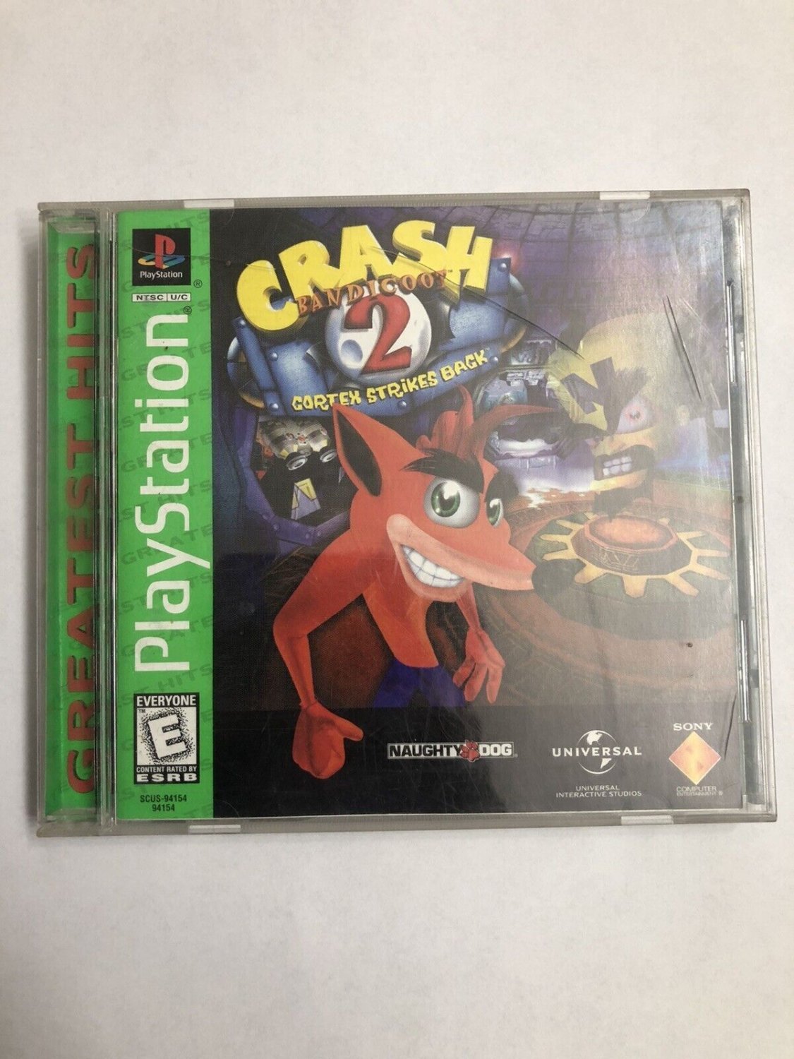 Crash Bandicoot 2: Cortex Strikes Back Sony Playstation 1 PS1 Complete