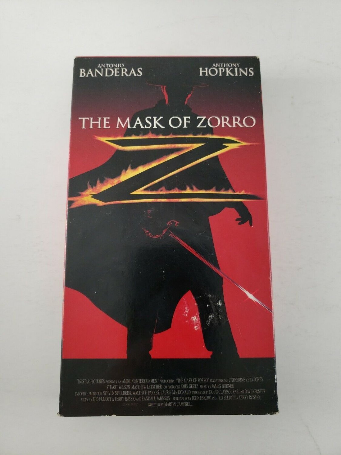The Mask of Zorro VHS