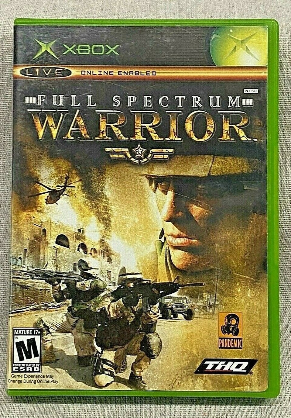 Full Spectrum Warrior Xbox Complete