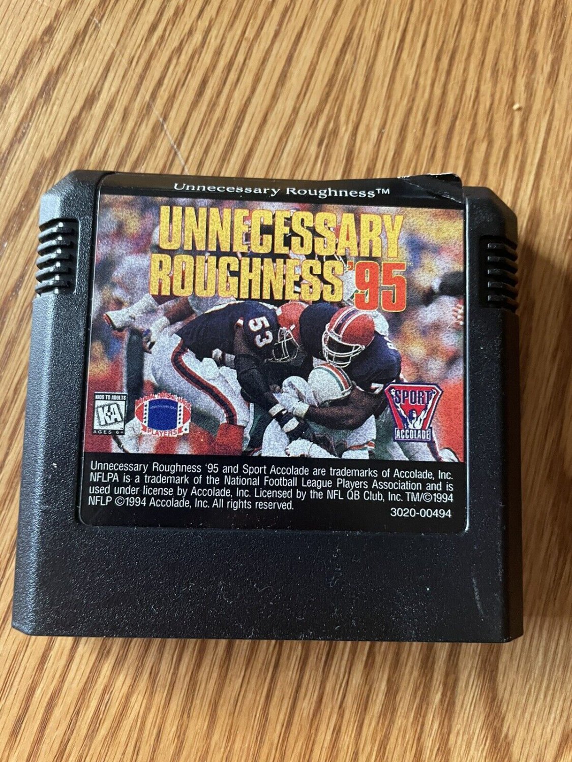 Unnecessary Roughness '95 Cartridge Only