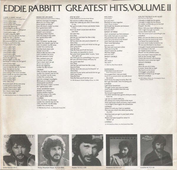 Eddie Rabbitt - Greatest Hits Vol. II (LP)