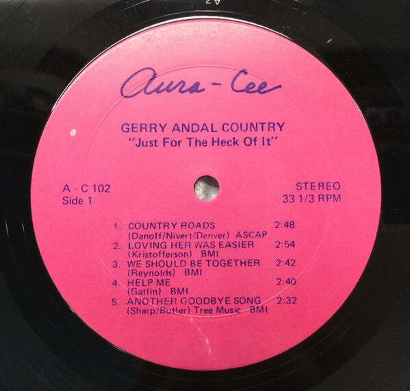 Gerry Andal - Country... Just For The Heck Of It (LP)