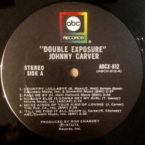 Johnny Carver - Double Exposure (LP)