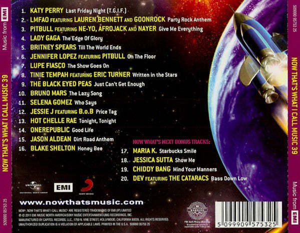 Various - Now That's What I Call Music! 39 (CD)