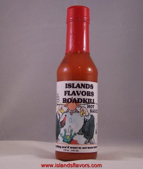 Islands Flavors Roadkill Hottest Hot Sauce 5oz Bottle