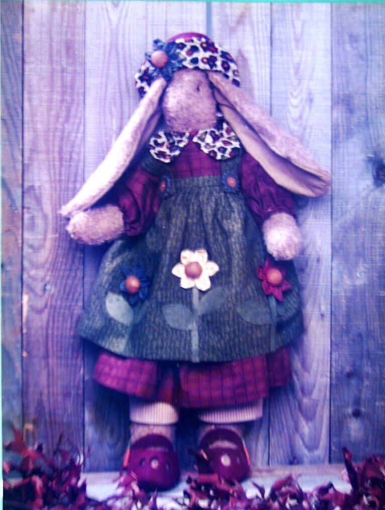 Homespun Friends Craft Sewing Pattern DAISY 25" tall Rabbit