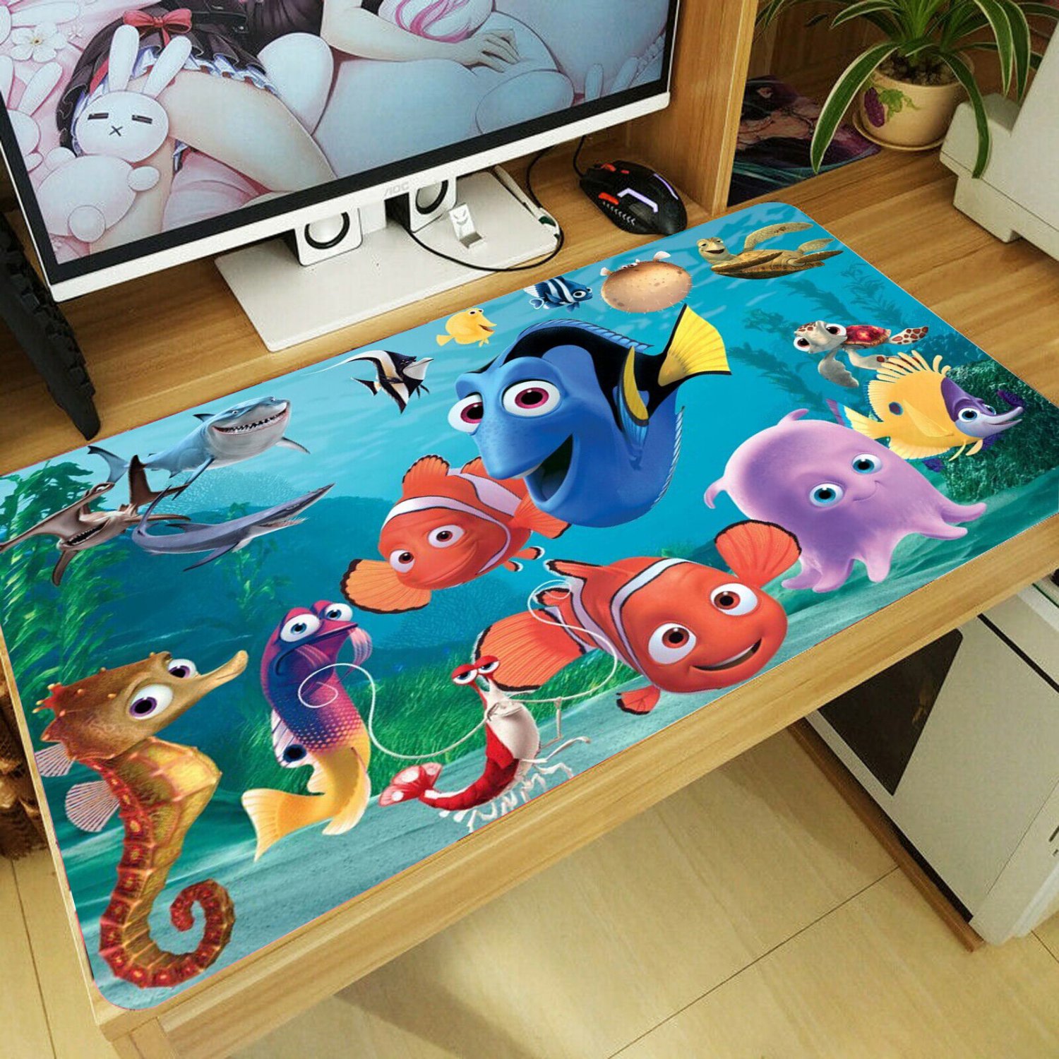 Finding Nemo Cartoon Movie Poster New Large Mouse pad L31 Gamming Mousepad