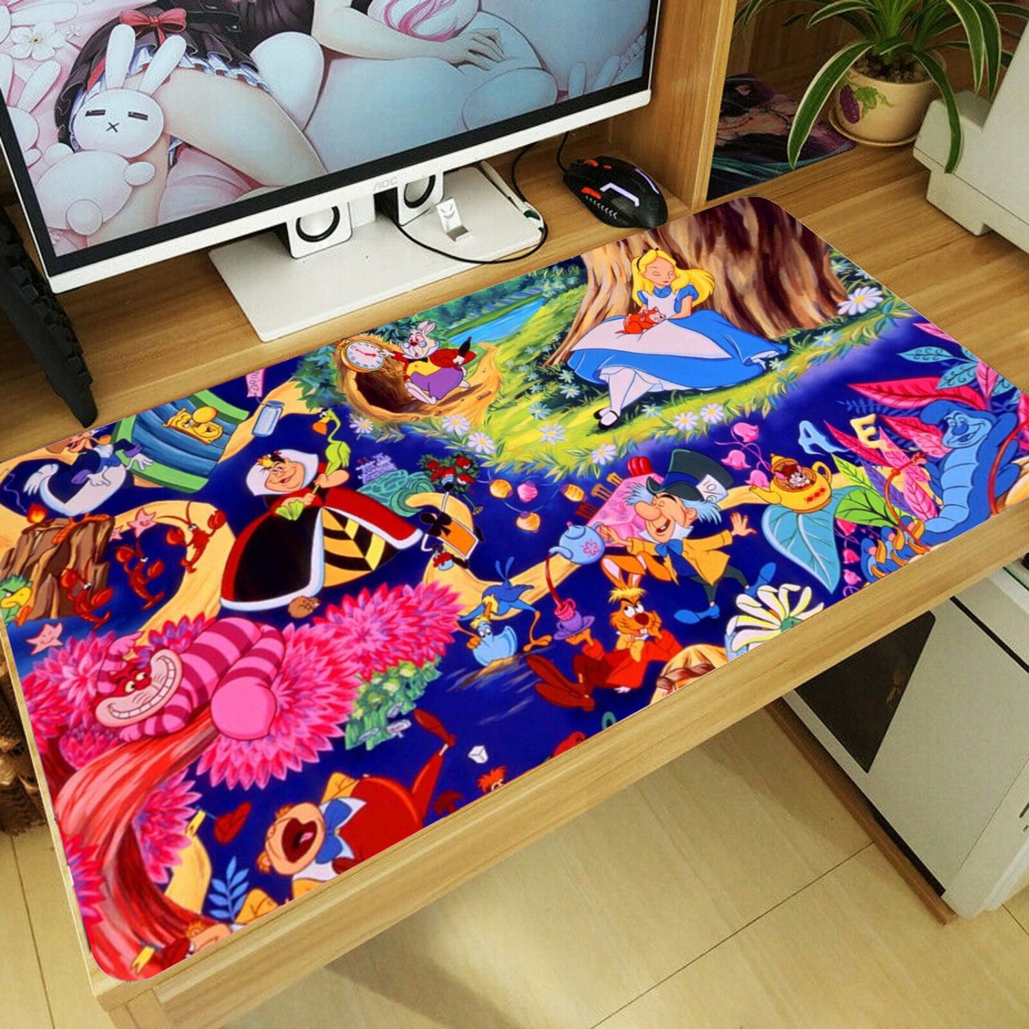 Alice In Wonderland Cartoon New Large Mouse pad L31 Gamming Mousepad