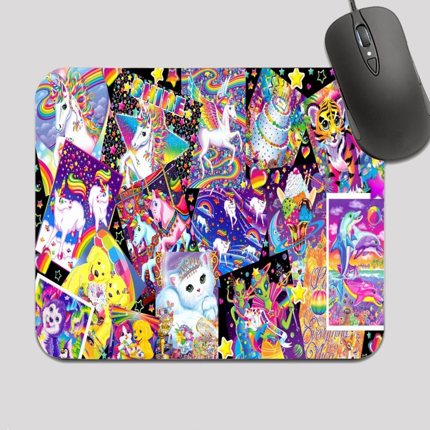 Lisa Frank Collage New Large Mouse pad L31 Gamming Mousepad