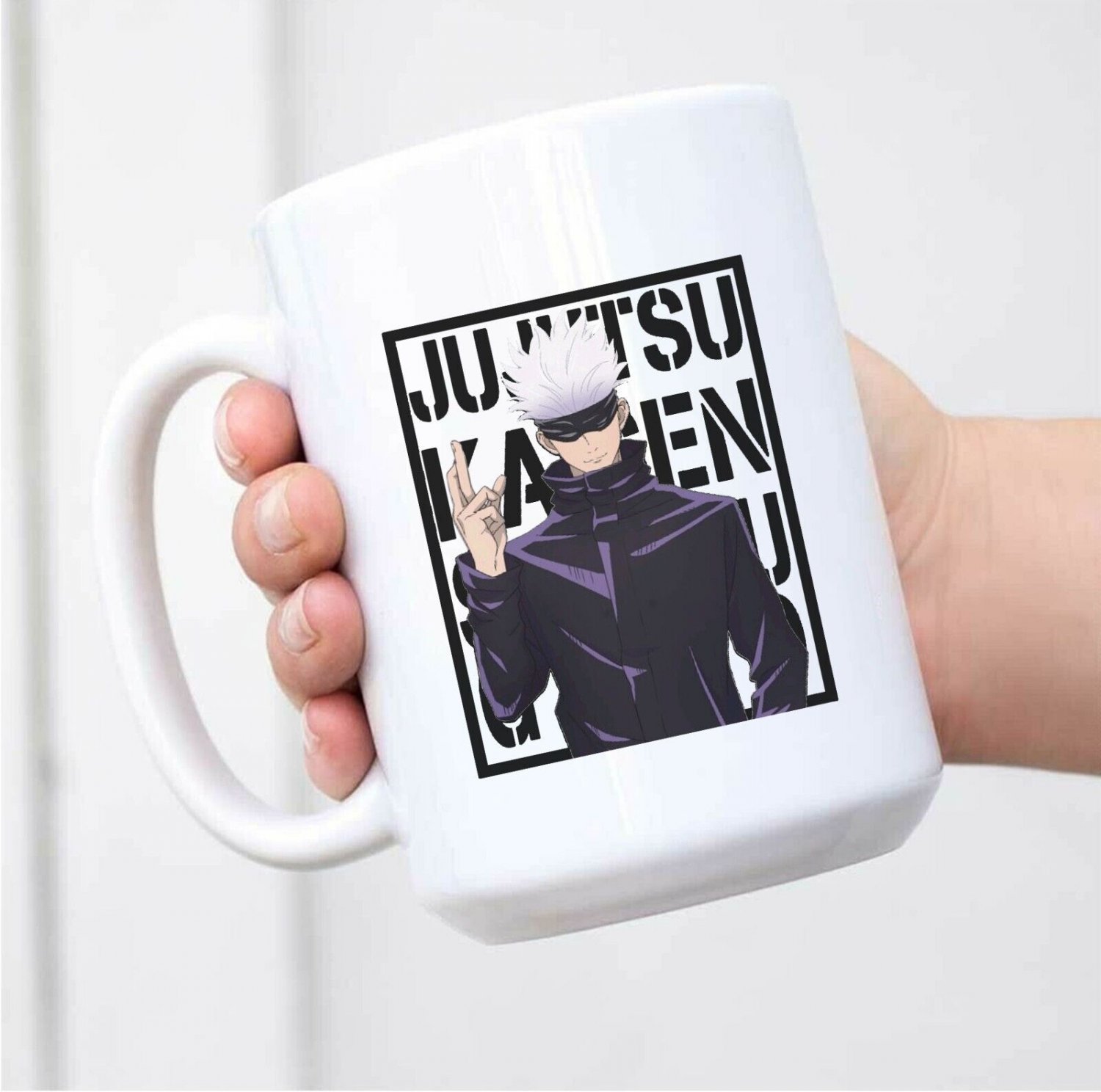 Jujutsu Kaisen Gojo Satoru New Ceramic White Mug L31 Coffee Mug Tea Mug