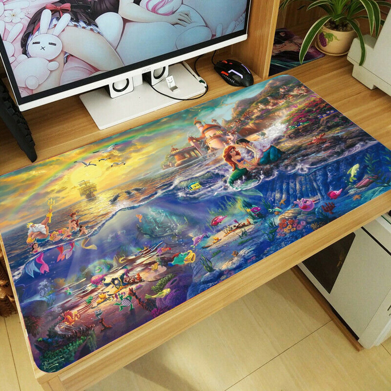 Ariel The Little Mermaid Cartoon New Large Mouse pad L31 Gamming Mousepad