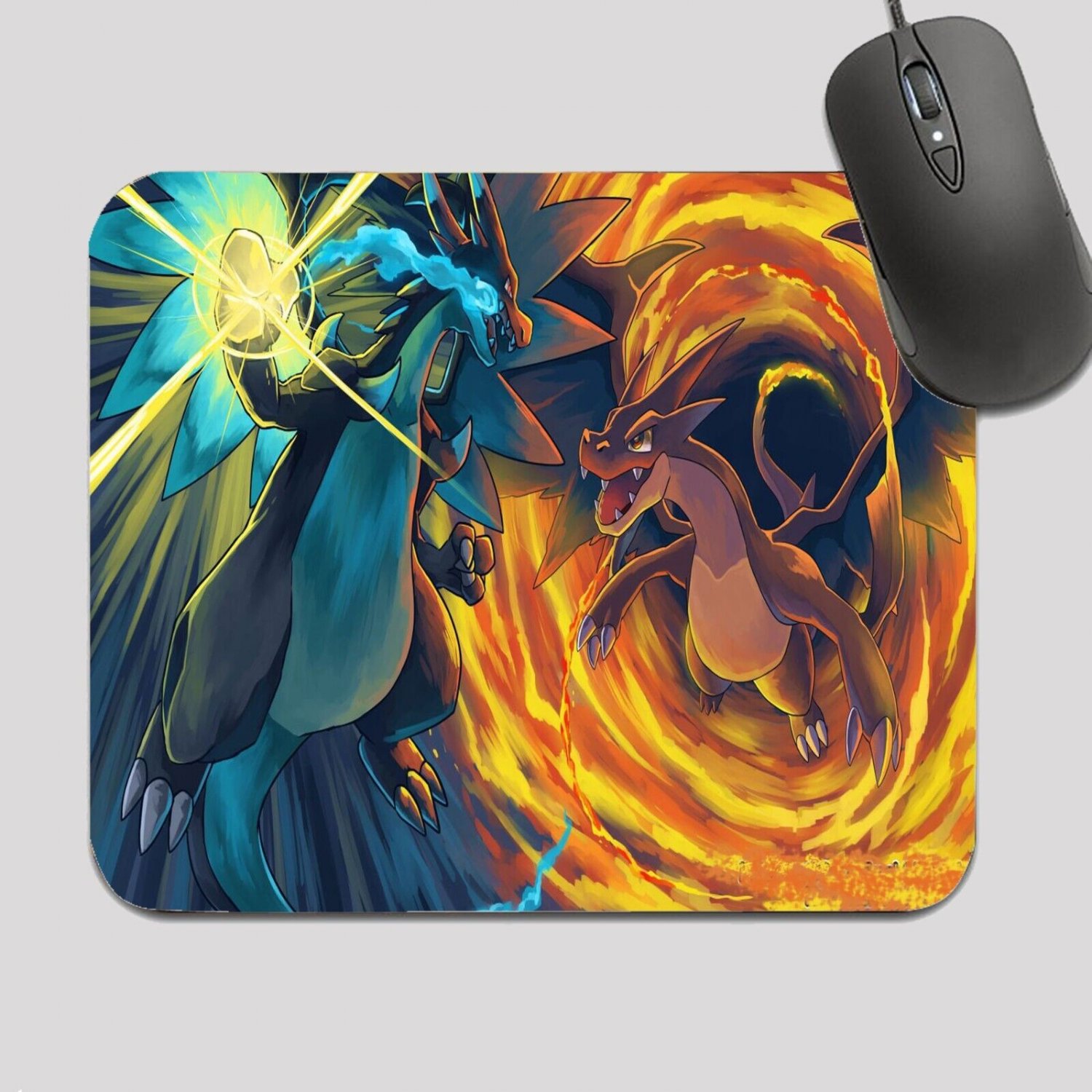 Charizard Vs Mega Charizard Pokémon New Large Mouse pad L31 Gamming ...