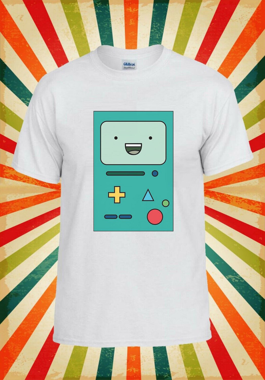 Bmo Cute Adventure Time Cute Cartoon Unisex T Shirt L31 Men Black White