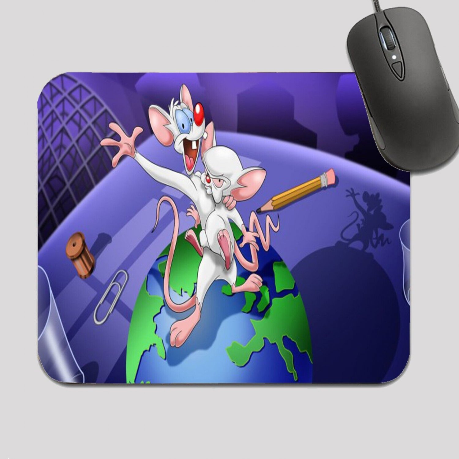 Pinky & The Brain Cartoon New Large Mouse pad L31 Gamming Mousepad