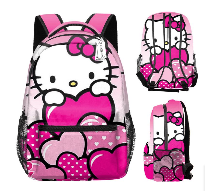 hello kitty School Backpack schoolbag Bookbag for age 6-10 years girls kids