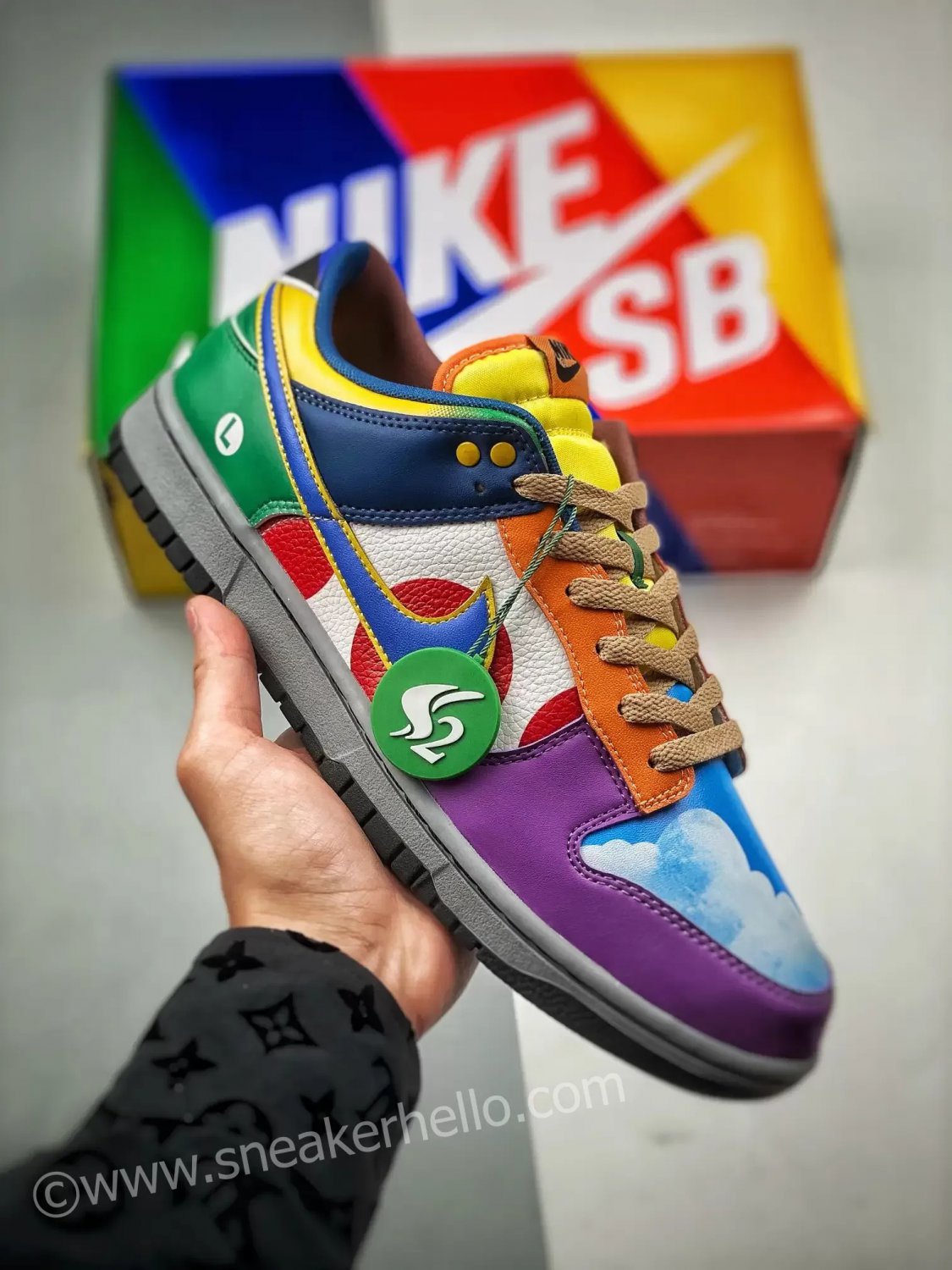 dunk low what the super mario custom