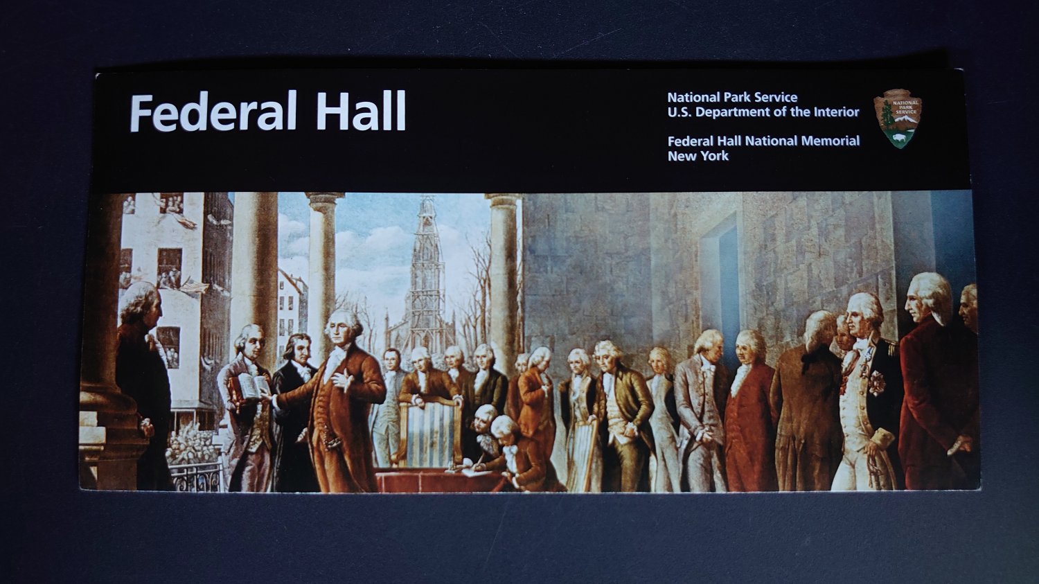 Official NPS Brochure Federal Hall National Memorial Information Map Guide