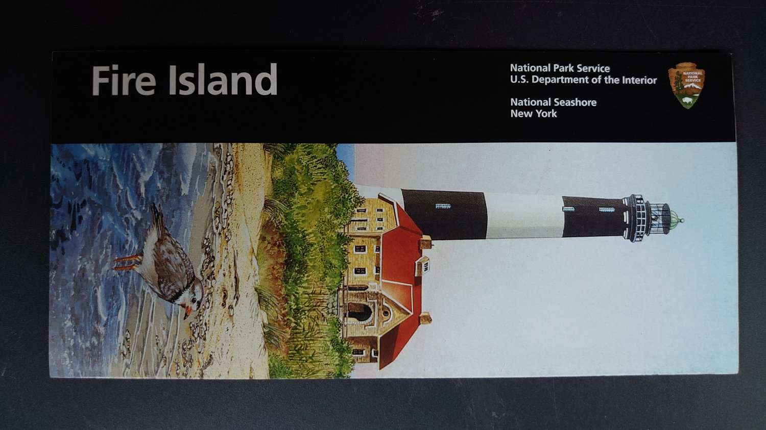 Official NPS Brochure Fire Island National Seashore Information Map Guide