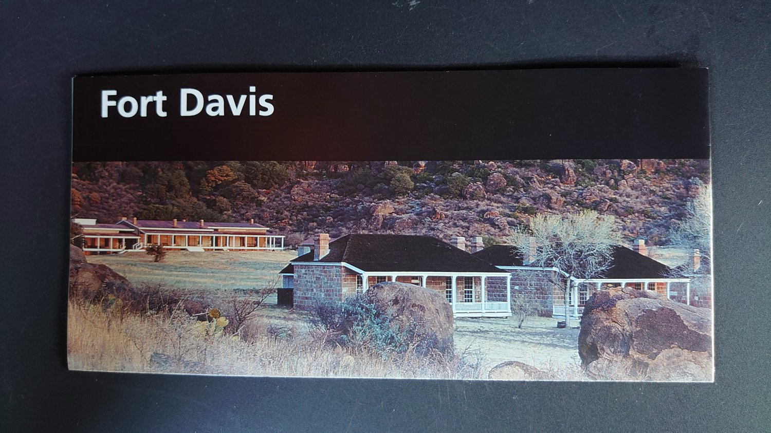 Official NPS Brochure Fort Davis National Historic Site Information Map ...